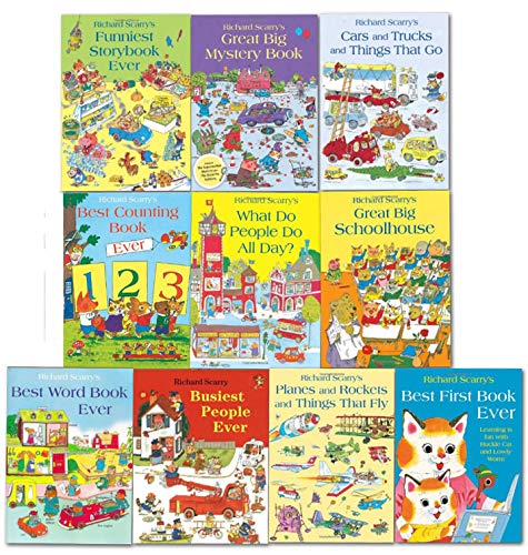 Richard Scarry's Best Collection Ever! 10 books collection. What do ...