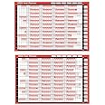 2025 & 2026 Wall Planner Double Sided A1 Holiday Planner Calendar Pen ...