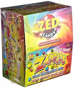 Zed Candy Mega Sour Zappers Full Box: Amazon.co.uk: Grocery