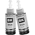 SHUOLEI 664 Ink Compatible with 664 T664 Refill Ink Bottle Multipack for ET-2500 ET-2550 ET-2600 ...