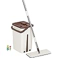 RELOVE Mopa para Limpiar Suelo con Cubo Auto Escurridor 1 Almohadillas ...