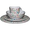 OLPRO Melamine Dinnerware Set, Camping/Picnic/Barbecue Dinner Set ...