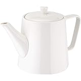 Judge Essentials White Porcelain Traditional Tea Serving Teapot Pot (3 ...