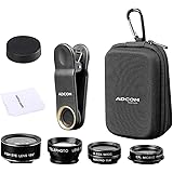 Adcom Full Screen Wide Angle Clip On Mobile Phone Camera Lens ...