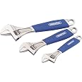 Draper 88598 3-Piece Soft-Grip Adjustable Wrench Set , Blue : Amazon.co ...