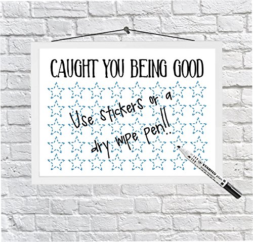 Caught You Being Good Star Chart Reward Chart Childrens Behaviour ...