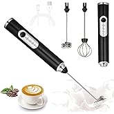 InstaCuppa Milk Frother for Coffee, Handheld Battery-Operated Froth ...