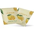 1000 x Refreshing Lemon Scented Hand Wipes Individually Wrapped Sachets ...