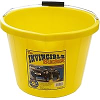 Invincible Builders Building Bucket Yellow Heavy Duty Strong Fast ...