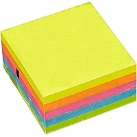 Nice Style Sticky Note Cube (450 Sheets/Cube) - 76 x 76 mm, Neon ...