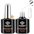 Modelones Builder Gel Set, 2 Pcs 10ml Clear Nail Extension Gel ...