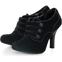 Ruby Shoo Octavia Luxury High Heel Bootie in Sumptuous Velvet Green ...