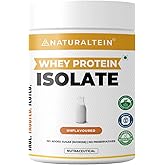 NATURALTEIN Natural Whey Protein Isolate Unflavoured - 1 kg (Naturally ...