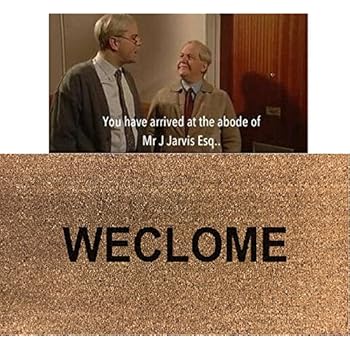 FastCraft STILL GAME INSPIRED MISSPELLED WECLOME WELCOME DOOR MAT 60x40 ...