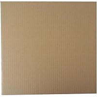 100 Brown Corrugated Cardboard Stiffener Pads Protective Sheets Boards ...
