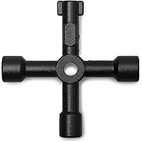 4 Way Utility Key 1 (Piece), Round end and Fixed Square : Amazon.in ...