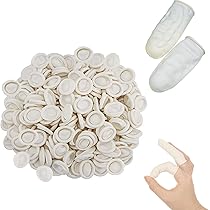 Thumb Guard UPIQNG 200Pcs Finger Cots First Aid Finger Cots Disposable ...