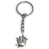 FizzyButton Gifts Camera Charm Keyring Key Ring with Silver Tone ...