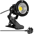 Milpoel COB LED Clip on Spot Lights, 7W, 3M Cord, IP65 Waterproof, for ...