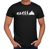 Trend Gear Motorbike Evolution Men's Charcoal T-Shirt Funny Super Bike ...