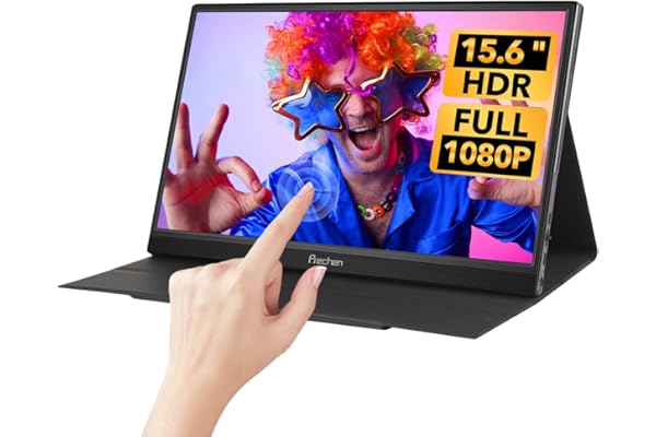 Corprit D155 Portable Monitor Inch Monitor For PC Mac, 58% OFF