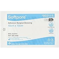 Softpore Adhesive Surgical Dressing - 10cm x 15cm (10 Single Dressings ...