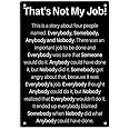 That'S Not My Job Sign Wall Decor Poster Metal Sign 8X12 Inches ...