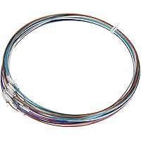 NBEADS 100 Strands Stainless Steel Wire, String Wire Necklace Cord with ...