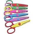 Crazy Cut Wavy Scissors 1x 5X 10x Pack with Plastic Handles and ...