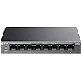 TP-Link LS108GP | 8 Port Gigabit Ethernet Switch | PoE+ @ 62W | Plug ...