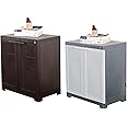 Cello Novelty Plastic Compact 2 Door Cupboard - Ice Brown & Cello ...