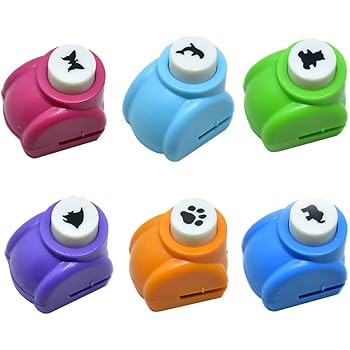 12x Craft Paper Punch Set Papier Stanzer Minicraft Modell Motivlocher ...