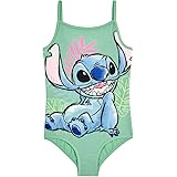 Disney Girls Stitch Swimming Costume Angel Swimsuit One Piece Kids ...
