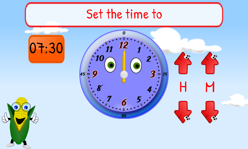 Learn Clock for kids : Amazon.it: App e Giochi