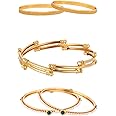 Buy ZENEME Jewellery Combo Of Designer Victoria Bangles, Pearls Bangles ...