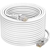 MUCHOCONNECT Cat 5e Ethernet Cable 20 Meter White– High Speed 1Gbps UTP ...