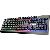 Buy EvoFox Fireblade TKL Semi-Mechanical Gaming Keyboard with Rainbow ...