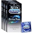 Buy Durex Extra Time Condoms for Men - 10 Count (Pack of 3) | Performa Lubricant for Long ...
