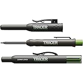 Tracer Pro Series Aluminium Deep Hole Construction Pencil with 6 x ...