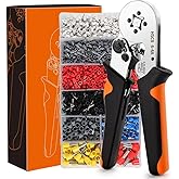 HASTHIP® Ferrule Crimping Tool Kit with 1200PCS Wire End Ferrules ...