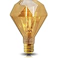 Long Life Lamp Company Vintage LED 2w Filament Light Bulb Diamond Shape ...