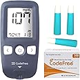 SD Codefree Blood Glucose Monitoring Glucometer machine with 100 ...