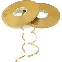 2 Rolls Gold Ribbon for Balloons, 5mm Gold Curling Ribbon 50m/roll ...