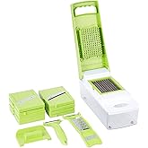 Buy Amazon Brand - Solimo 11-in-1 Plastic Multipurpose Vegetable and ...