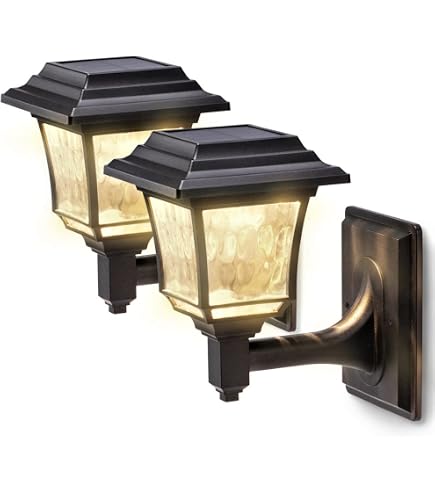 Coach Style Solar Lights Solarize® Pack Of 2 Black Victorian Coach