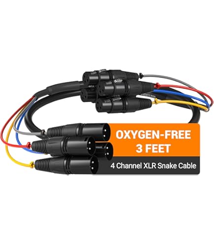 Aux To Optical Audio Cable Fat Toad 16 Channel XLR Snake Cable - 10ft ...