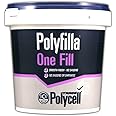 Polycell Polyfilla Trade One Fill 1 Litre, White : Amazon.co.uk: DIY ...