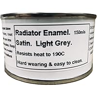 1 x 150ml Anthracite/Dark Grey Heat Resistant Satin Radiator Paint ...