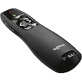 Logitech Wireless Presenter R400, Wireless Presentation Remote Clicker ...