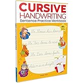 100 Days of Cursive Handwriting Workbook For Kids: 100 Days 100 Letter ...